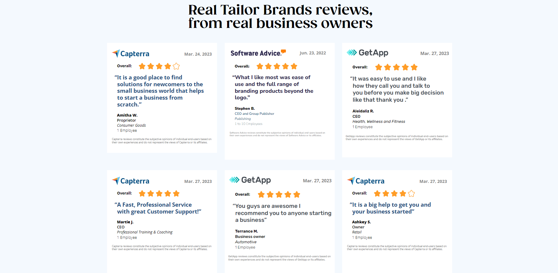 Tailor Brands Review | Own Your Favorite Logo At Reasonable Rates